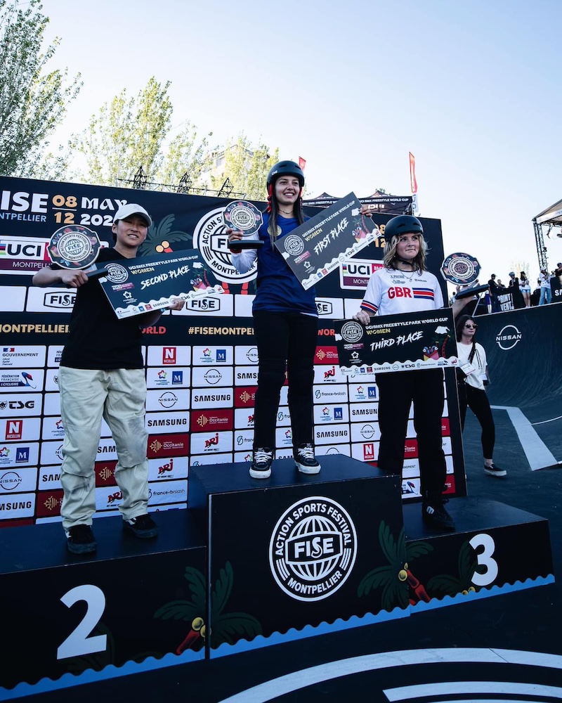 14歳の小澤美晴がBMXフリースタイルワールドカップ第2戦で2位 - PRESSPORTS