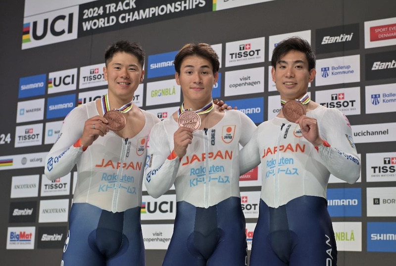 日本チームスプリント、2024年トラック世界選手権で3位の快挙 - PRESSPORTS