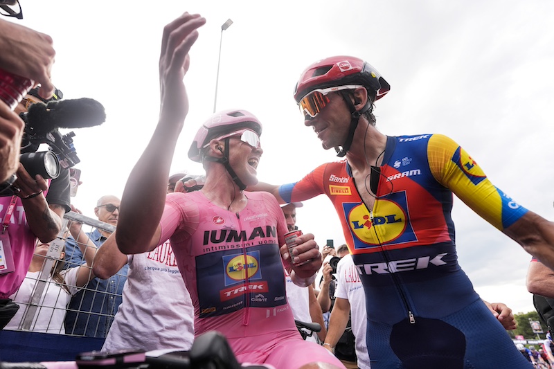 【ジロ・デ・イタリア】マリアローザのピーダスンが第5S優勝 - PRESSPORTS
