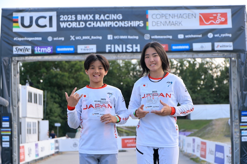 BMXレーシングワールドチャレンジで小泉千紗が女子2位、橋本一圭が男子4位 - PRESSPORTS