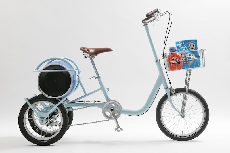 災害時に自転車は移動手段だけでなく洗濯もできる - PRESSPORTS